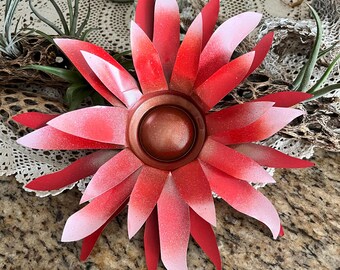 Multi Layered Aluminum Flowers From Recycled Cans in Multiple Colors ...