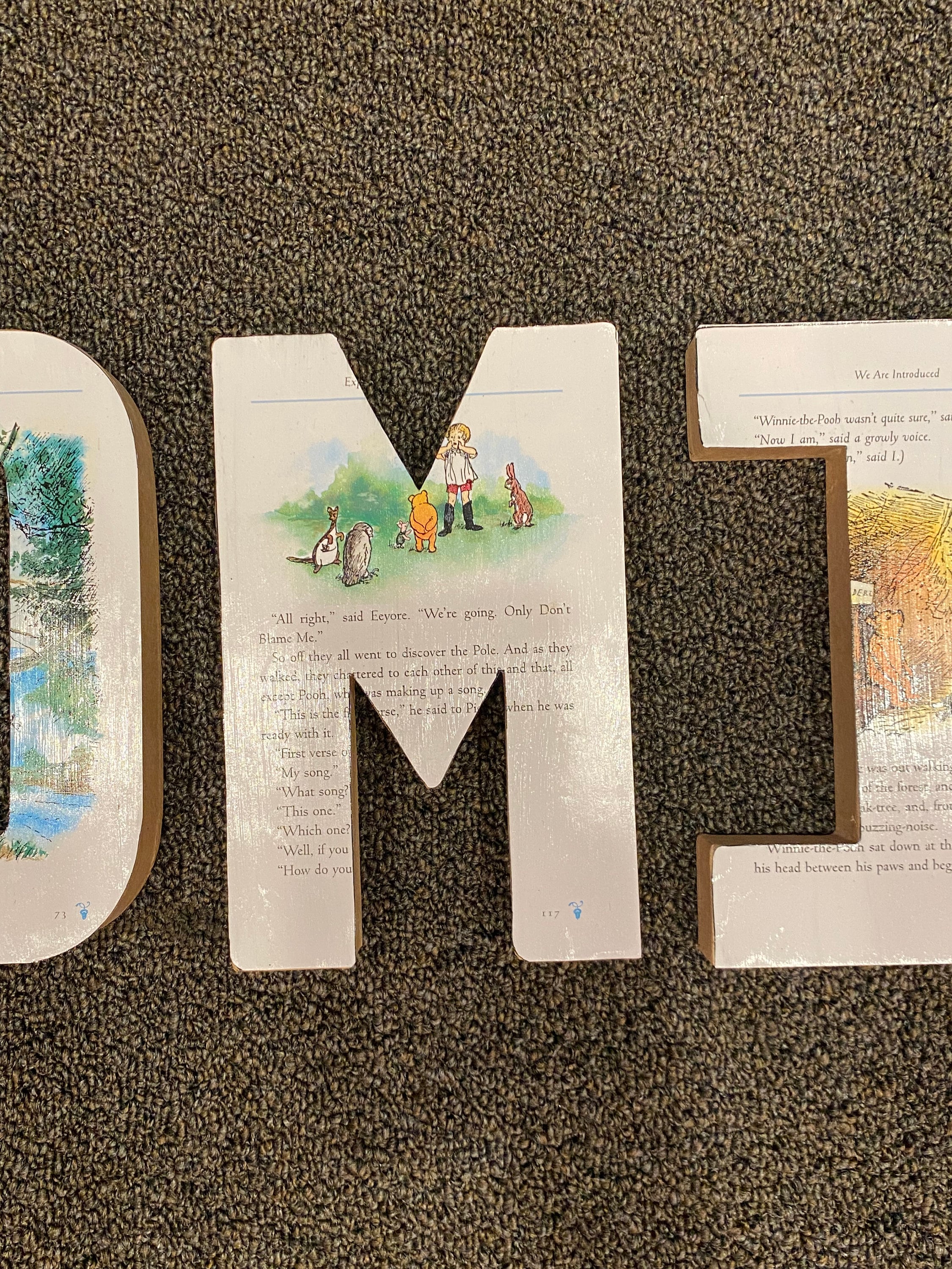 8 Inch Vintage Winnie the Pooh Letter - Etsy