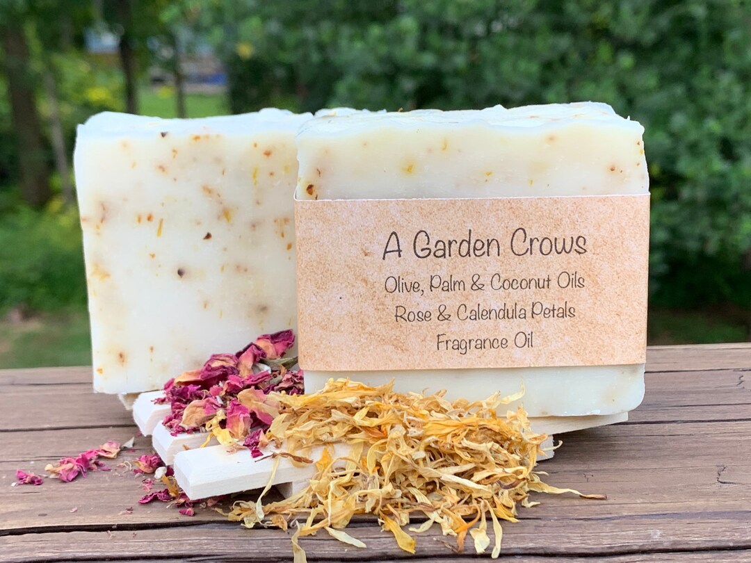 A Garden Crows - Natural Handcrafted Soap - - Etsy