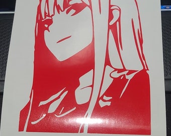 Zero Two Decal - Etsy