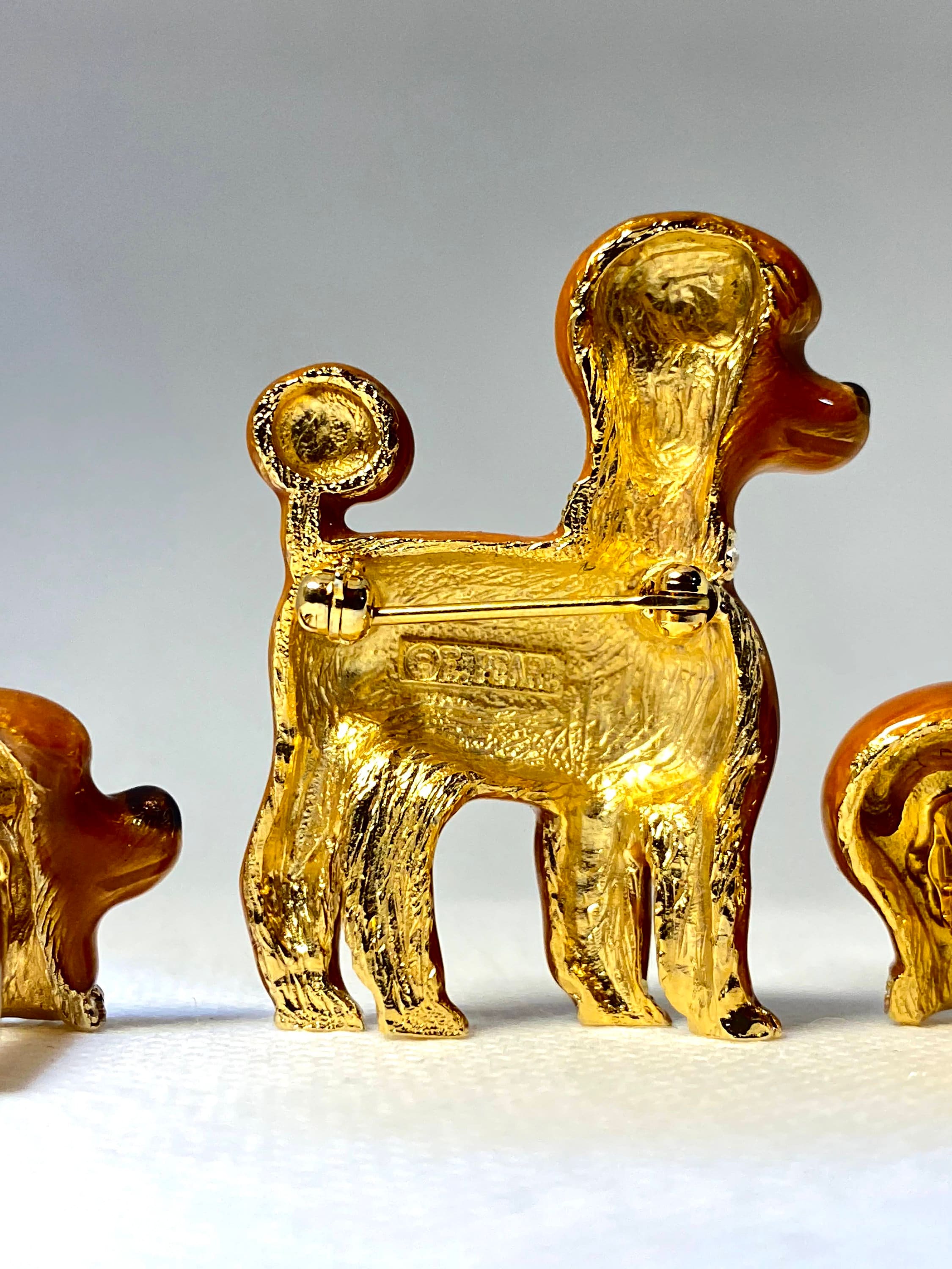 Rare Vintage E. Pearl, Edward Pearl, Dog Pin / Brooch and Cufflinks Set ...