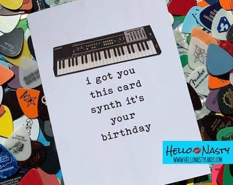 Music Birthday Card - Etsy