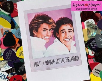 Wham Birthday Card - Etsy