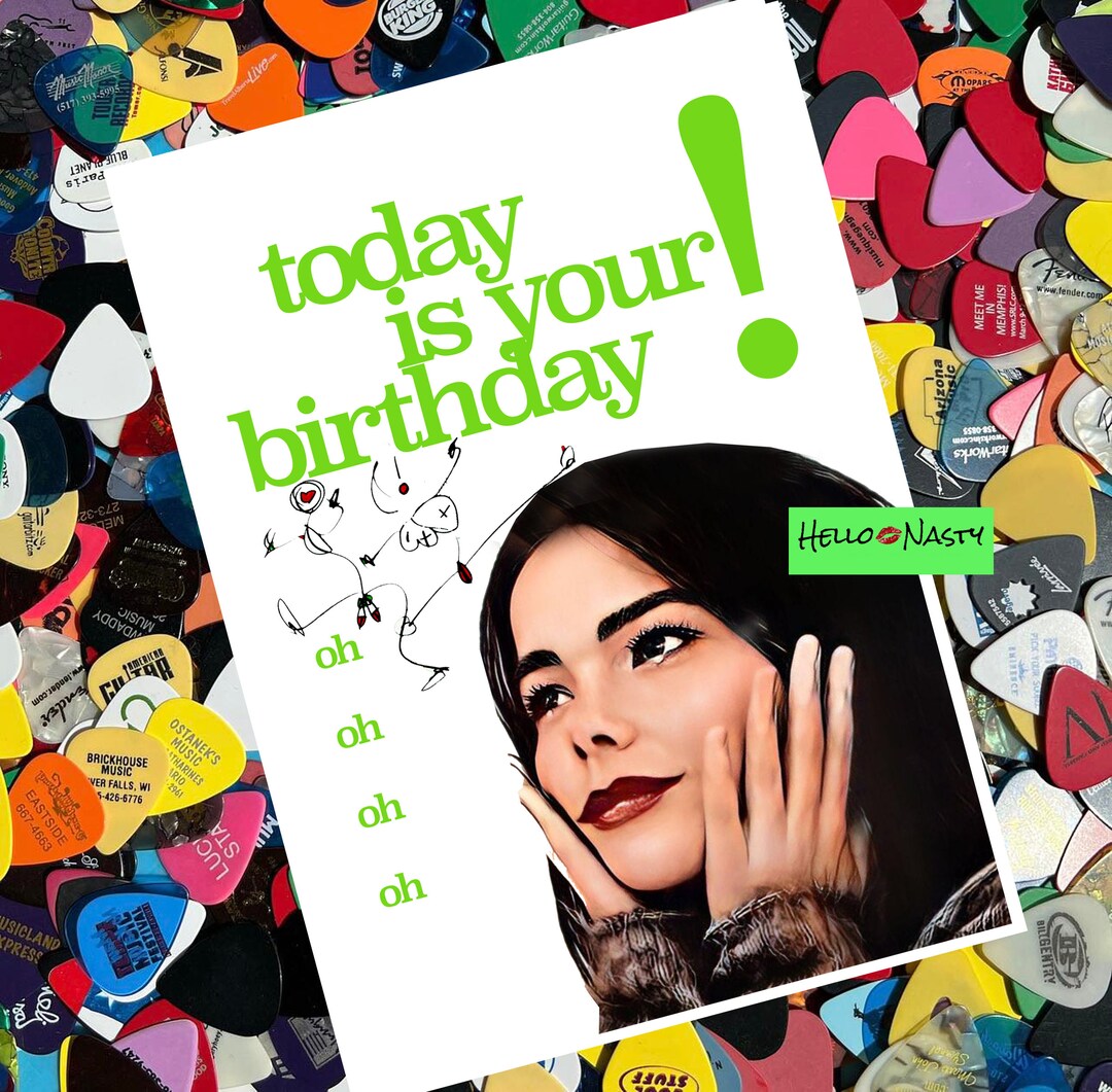 Bjork // Birthday Card // the Sugarcubes - Etsy