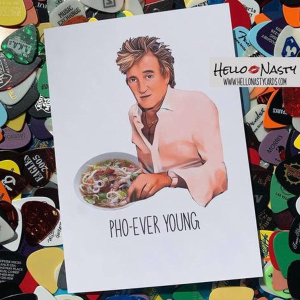 Rod Stewart Birthday Card - Etsy UK