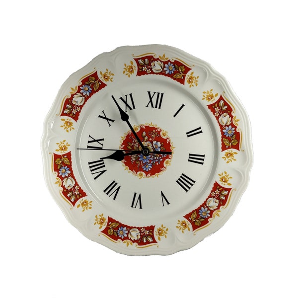 Plate Wall Clock - Etsy