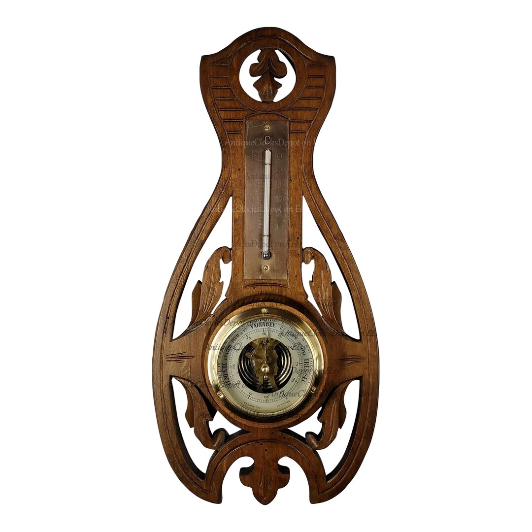 Wall Barometer Clock Overlays in Png Format, Photoshop Overlay, Photo ...