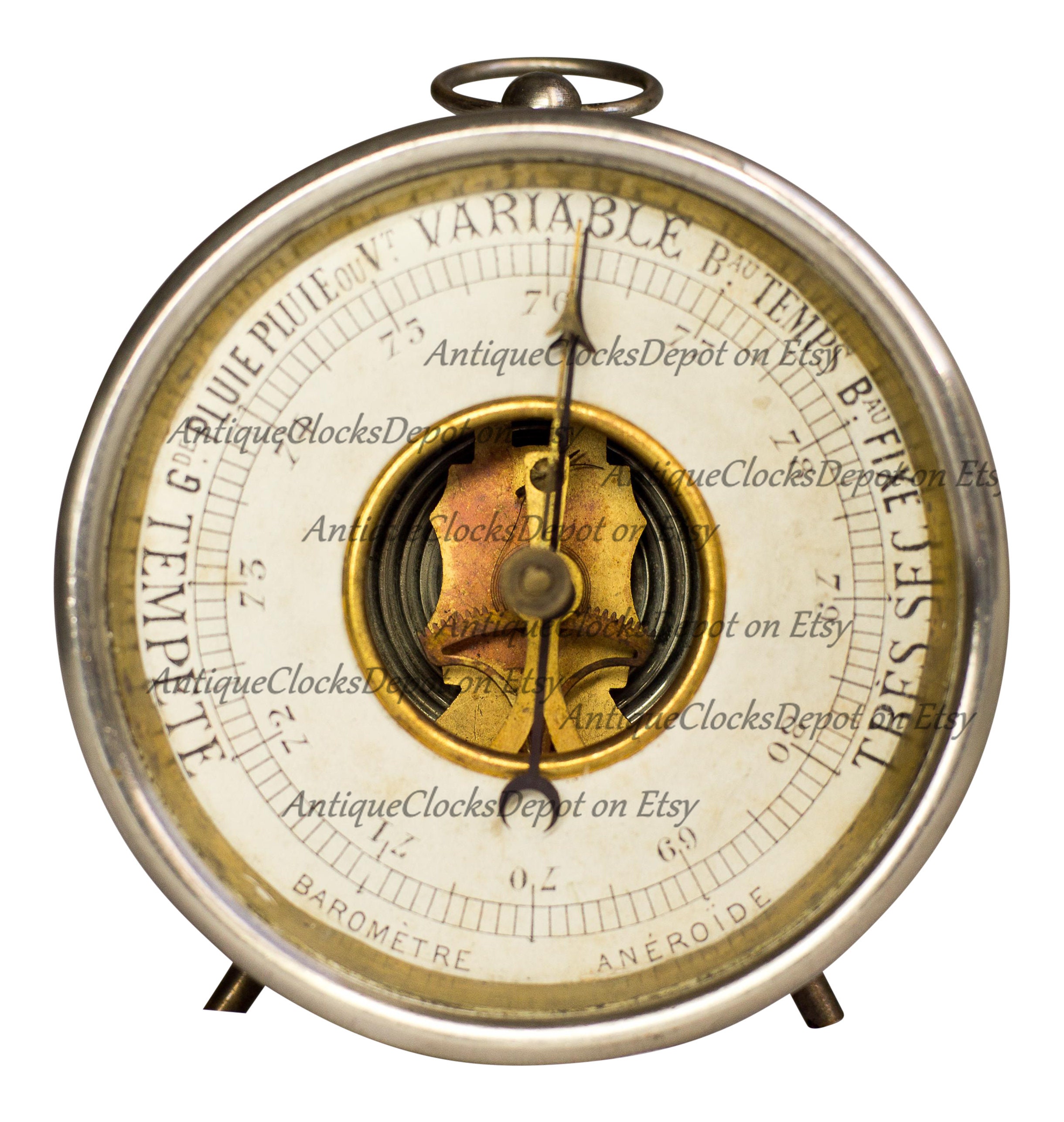 Table Barometer Clock Overlays in Png Format, Photoshop Overlay, Photo ...