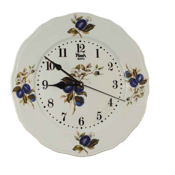 Plate Wall Clock - Etsy