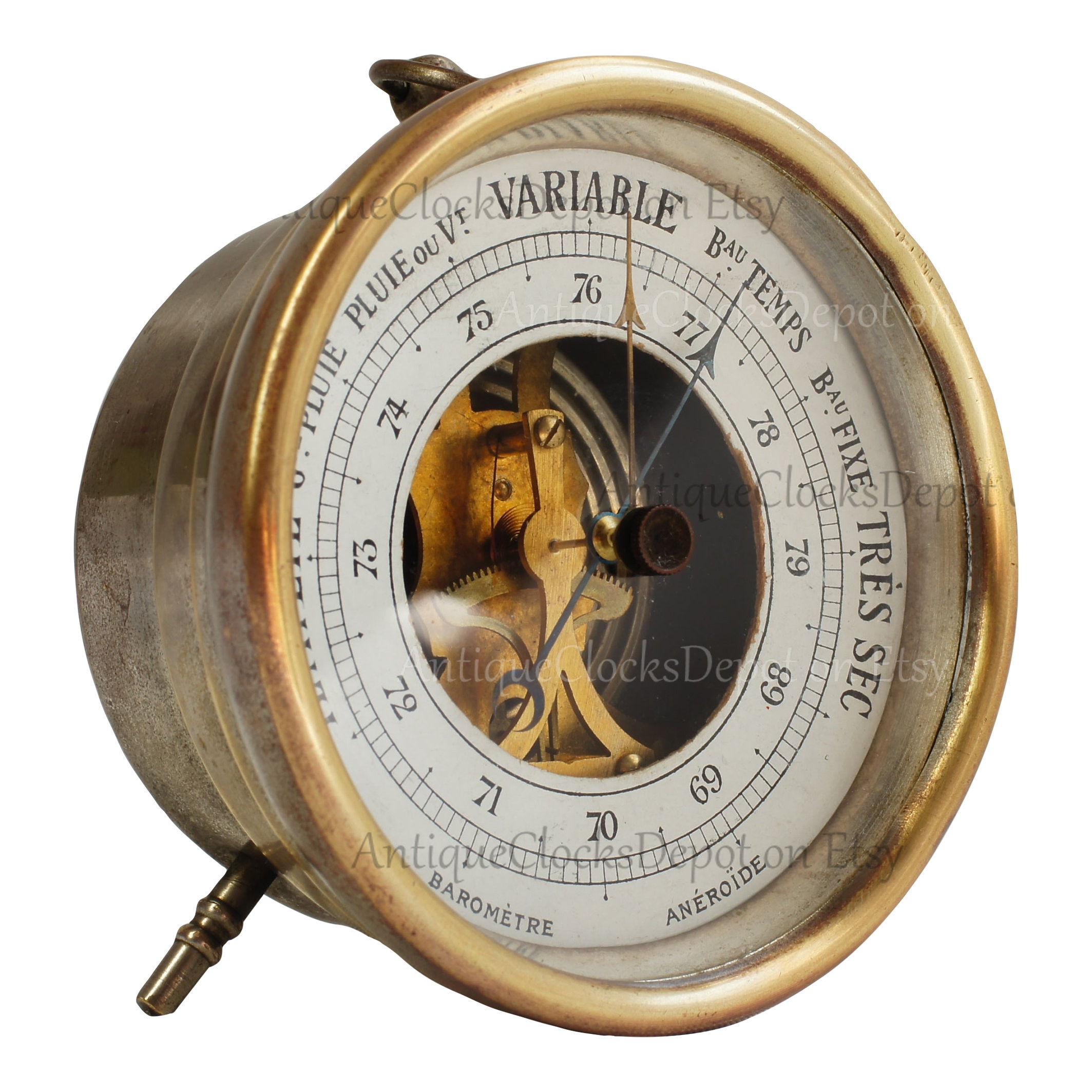 Table Barometer Clock Overlays in Png Format, Photoshop Overlay, Photo ...