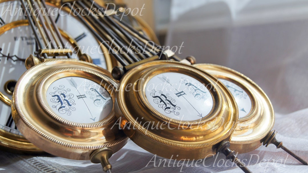 Pendulum Clock Antique Image Solid Brass Decorative Banner Design ...