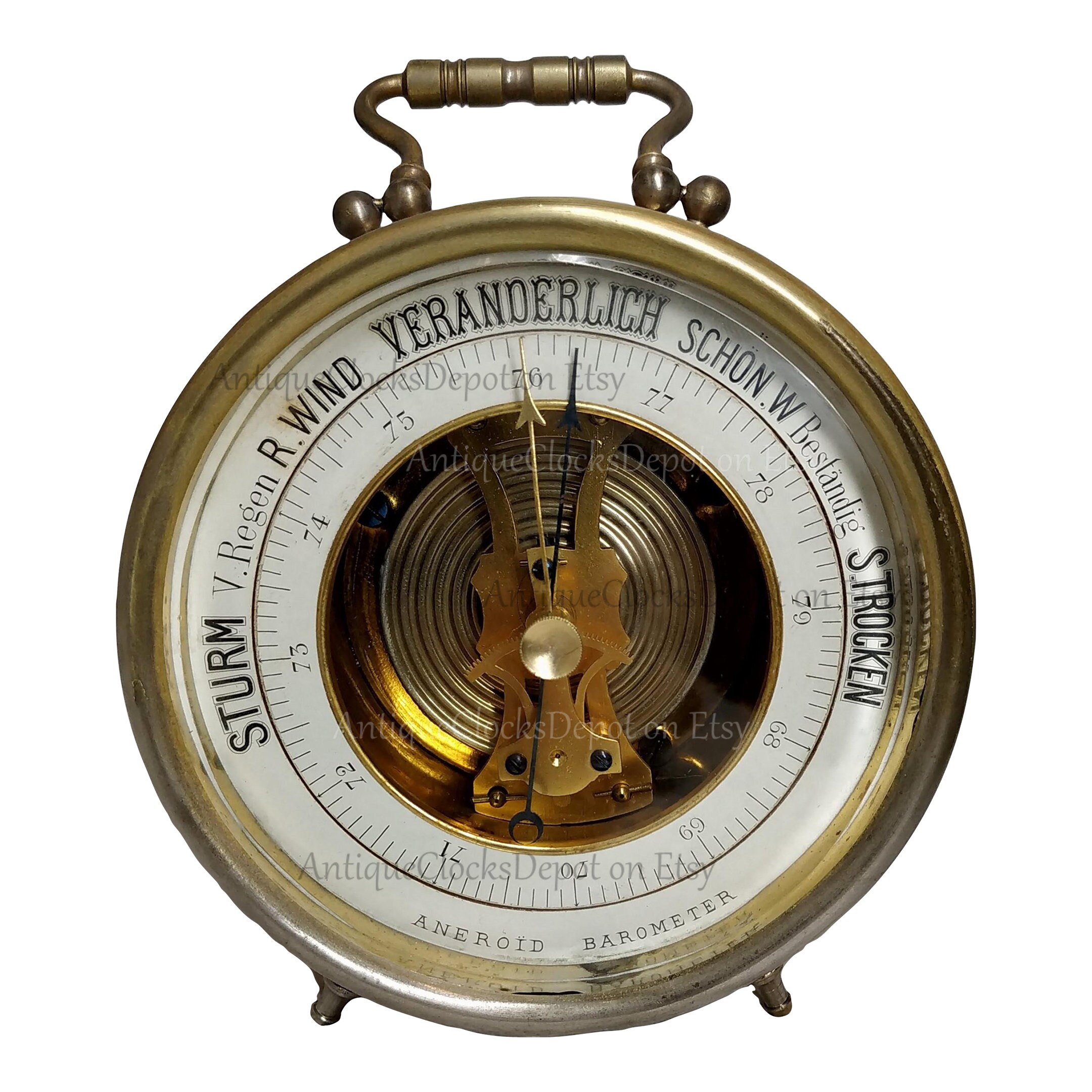 Table Barometer Clock Overlays in Png Format, Photoshop Overlay, Photo Overlay, Png, Clipart ...