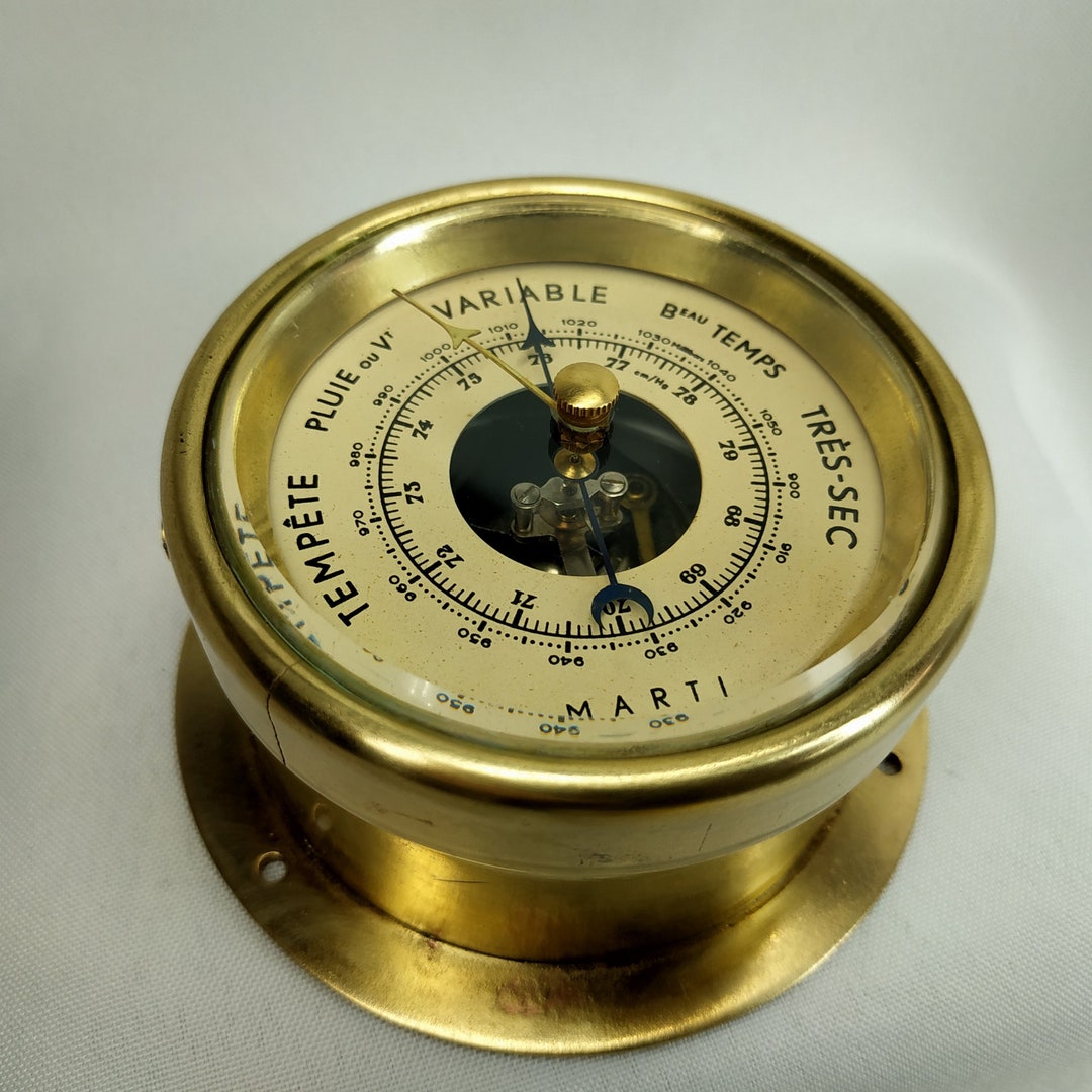 1931 Small Aneroid Barometer With Open Dial - Etsy