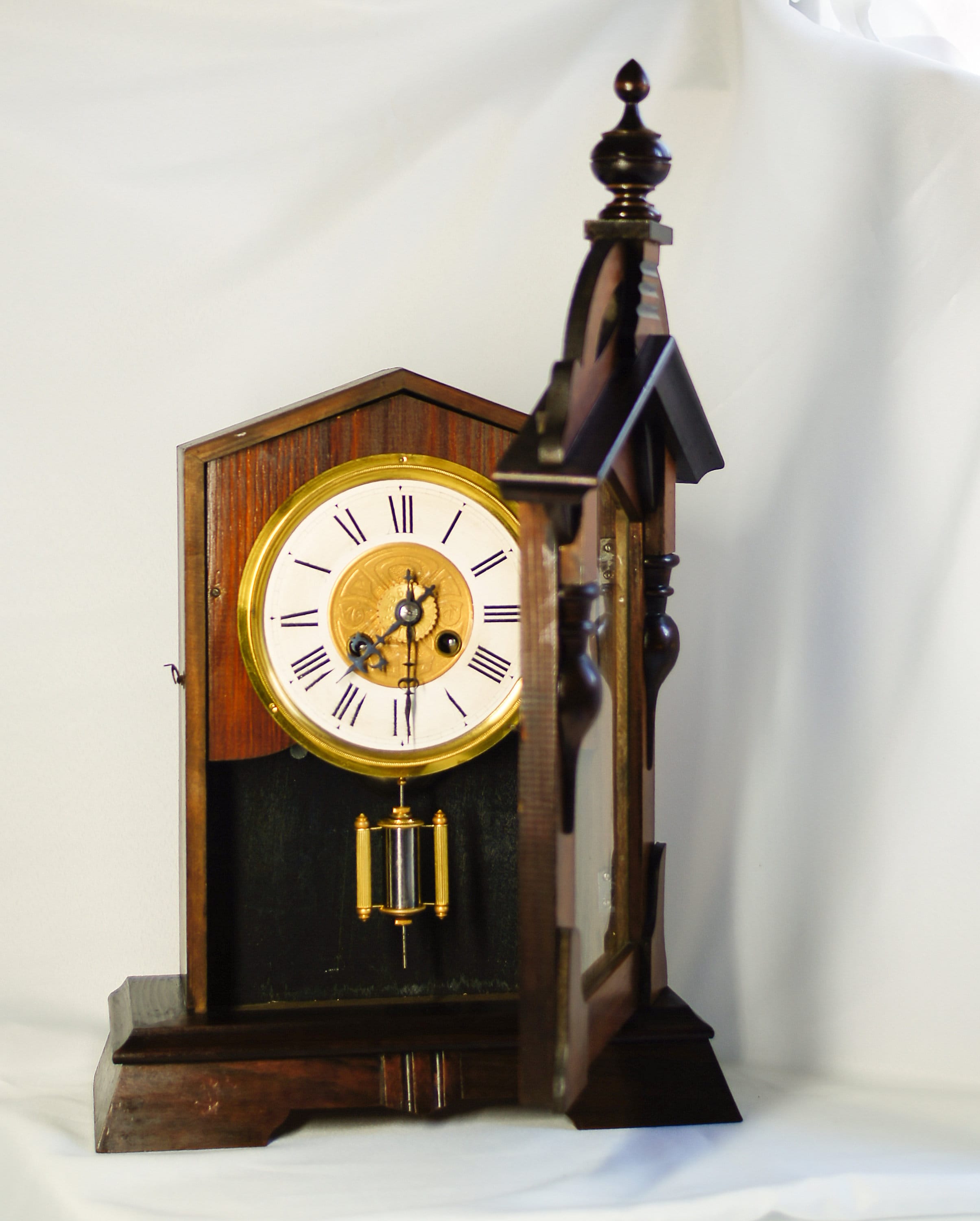 Mechanical 1924 German Shelf Table Buffet Cabinet Clock by - Etsy