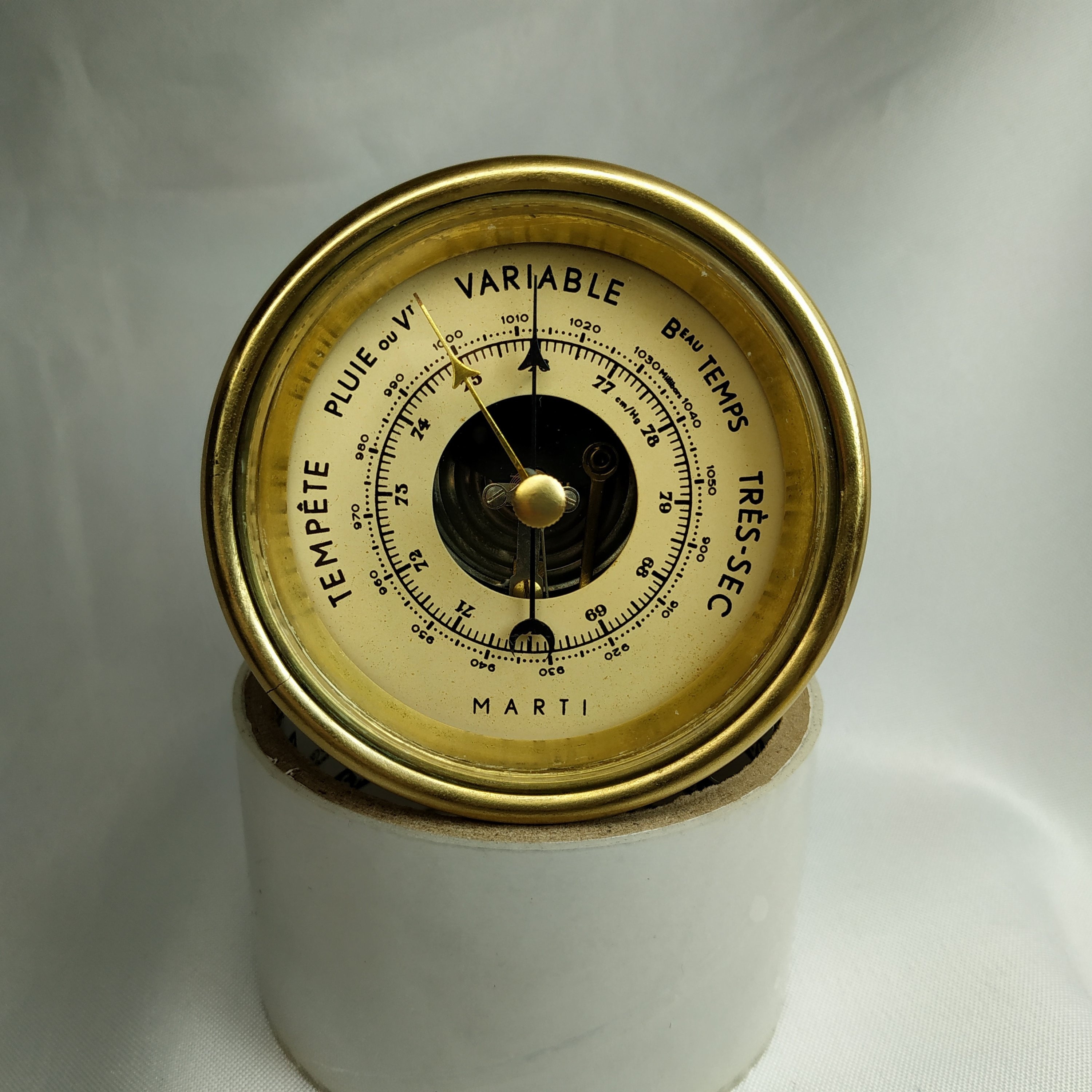 1931 Small Aneroid Barometer With Open Dial - Etsy