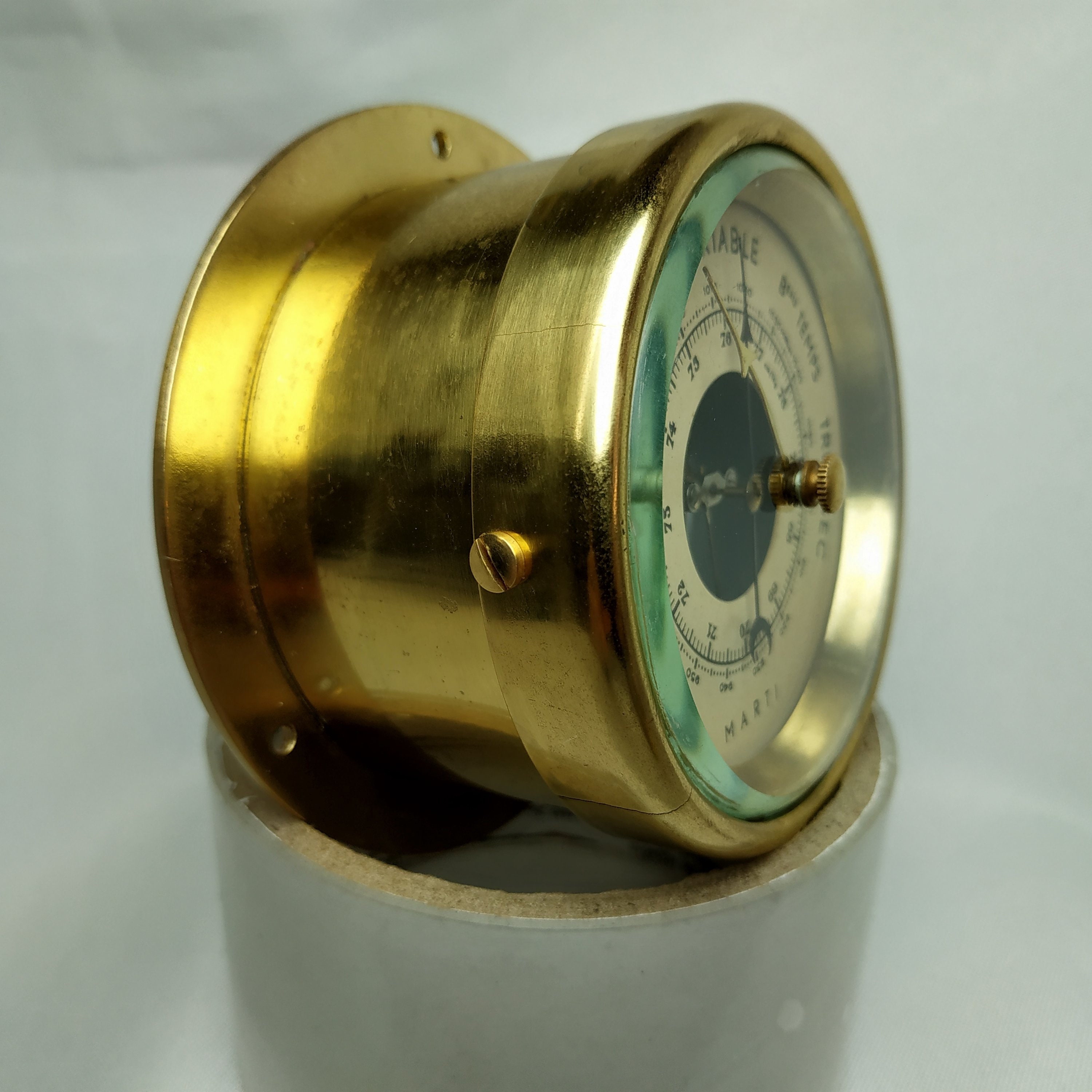 1931 Small Aneroid Barometer With Open Dial - Etsy
