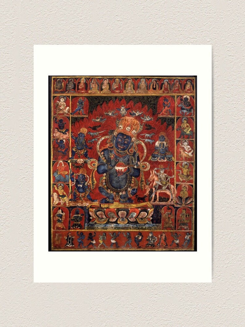 Mahakala Tibetan Buddhist Protector Deity 3 - Digital Download - Etsy