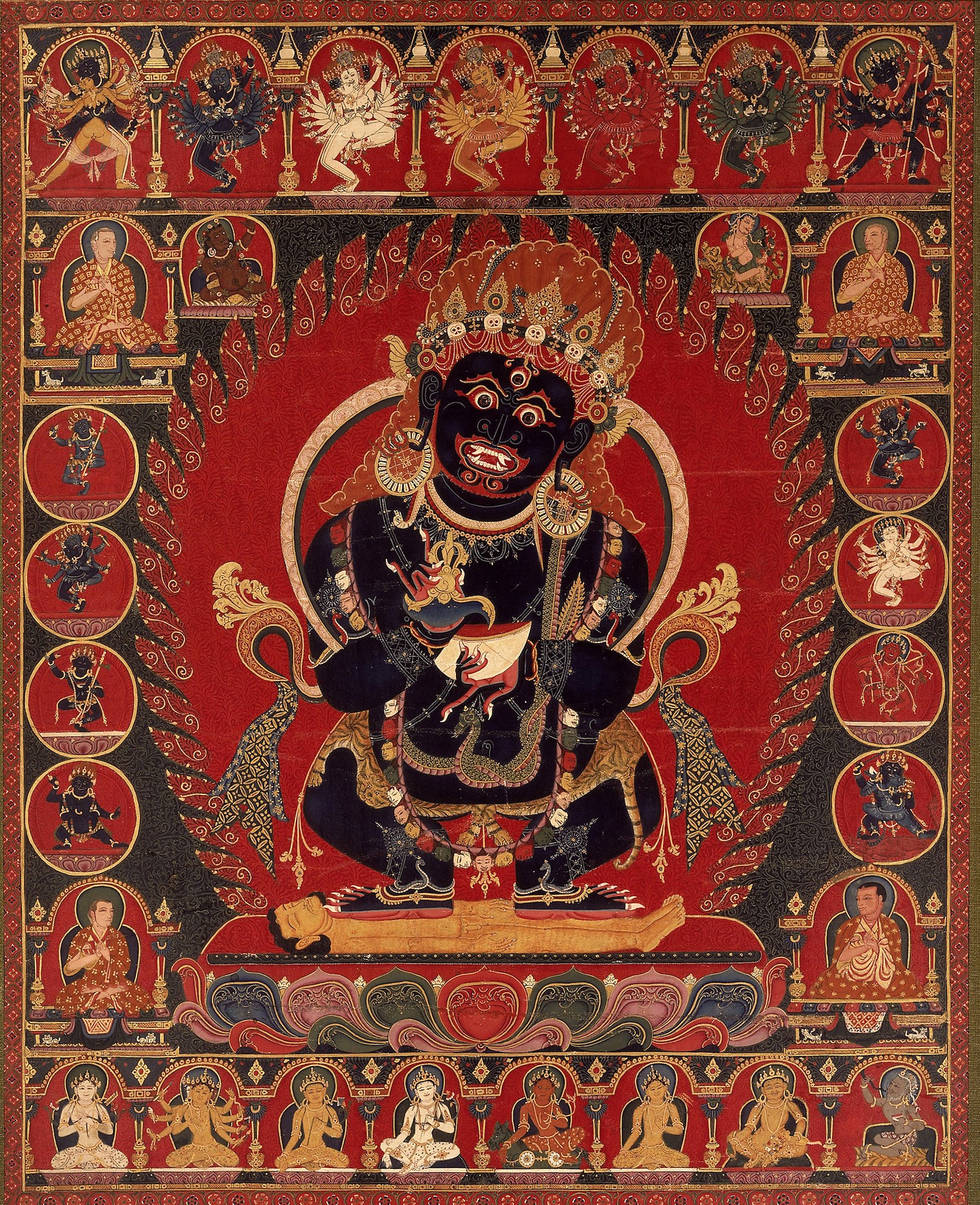 Mahakala Tibetan Buddhist Protector Deity 2 - Digital Download - Etsy