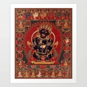 Mahakala Tibetan Buddhist Protector Deity 2 - Digital Download - Etsy