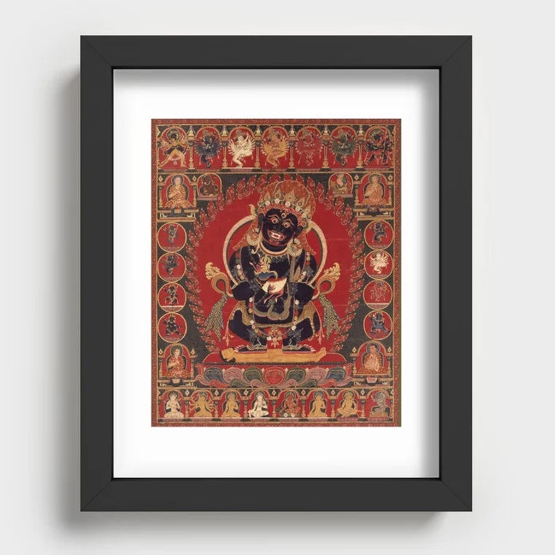 Mahakala Tibetan Buddhist Protector Deity 2 - Digital Download - Etsy