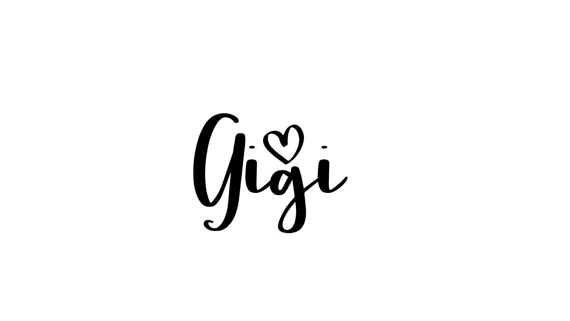 Gigi Heart SVG Gigi svg png en jpg bestanden inbegrepen | Etsy
