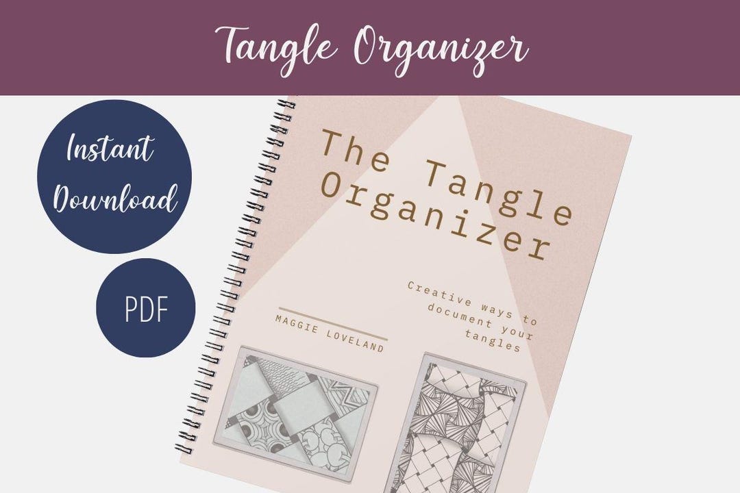 Tangle Organizer, Learn the Zentangle Method of Drawing, Organize ...
