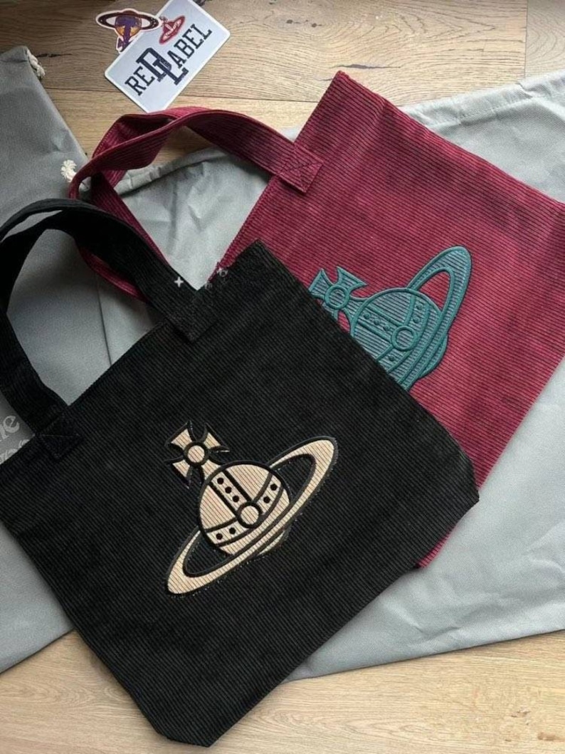 Vivienne Westwood Saturn Orb Large Tote Bag - Etsy