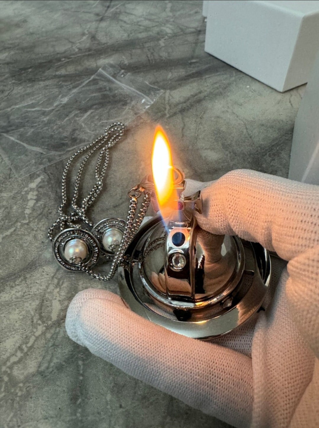 Vivienne Westwood Lighter Necklace With T Box Nana Anime Shinichi