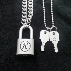 Nana Ren Anime Necklace ,lock and Key Together Necklace , Twin Necklace ...