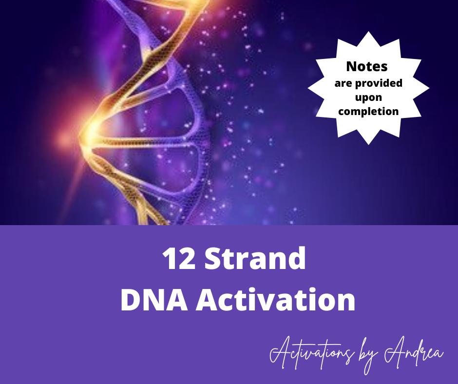 12 Strand DNA Activation | DNA Activation | 12-strand DNA Activation - Etsy