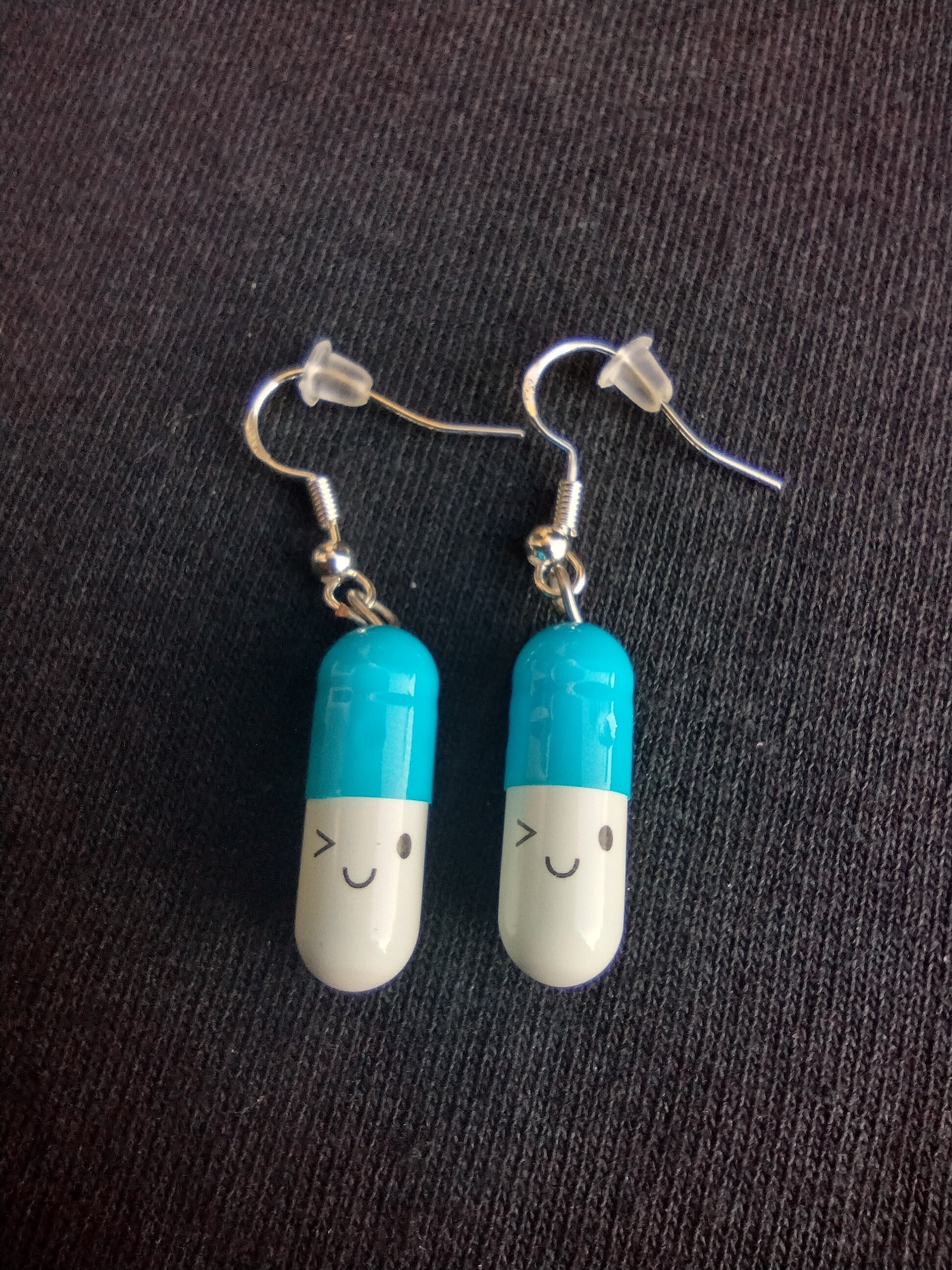 Secret Message Pill Earrings. Many Color Options! - Etsy