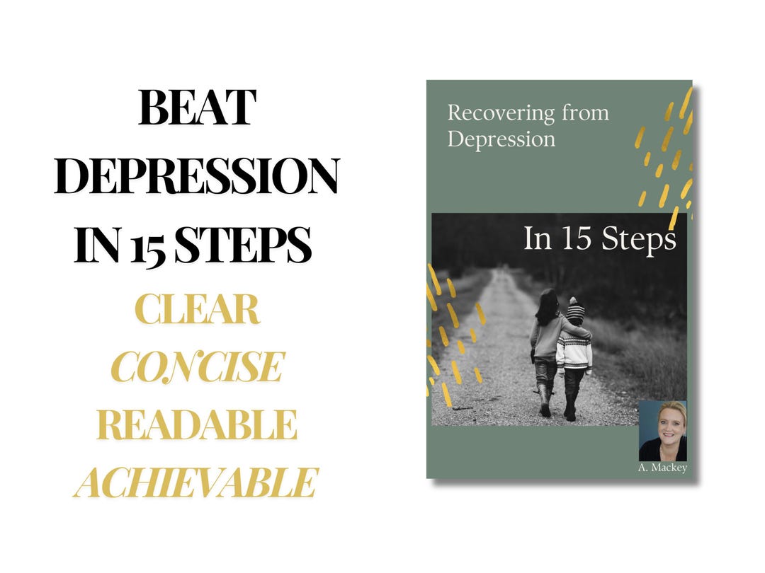 Recover From Depression in 15 Steps - Ebook Depression Anxiety Self ...