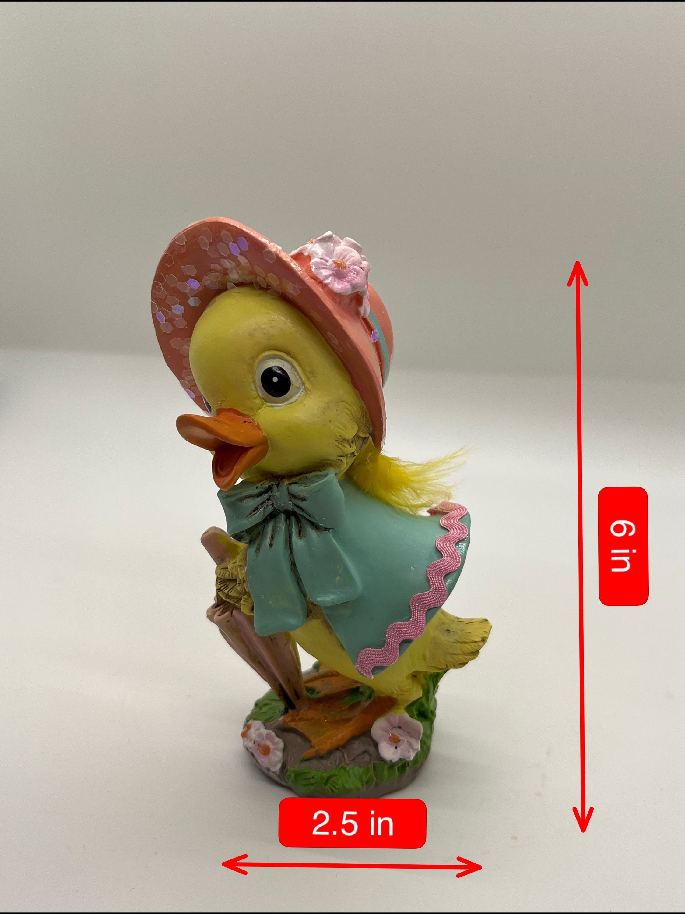 Spring Duckies, Easter Ducks, Easter Decor, Spring Figurines - Etsy