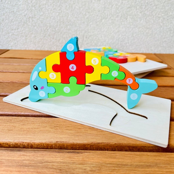 Kids Puzzle Blocks - Etsy
