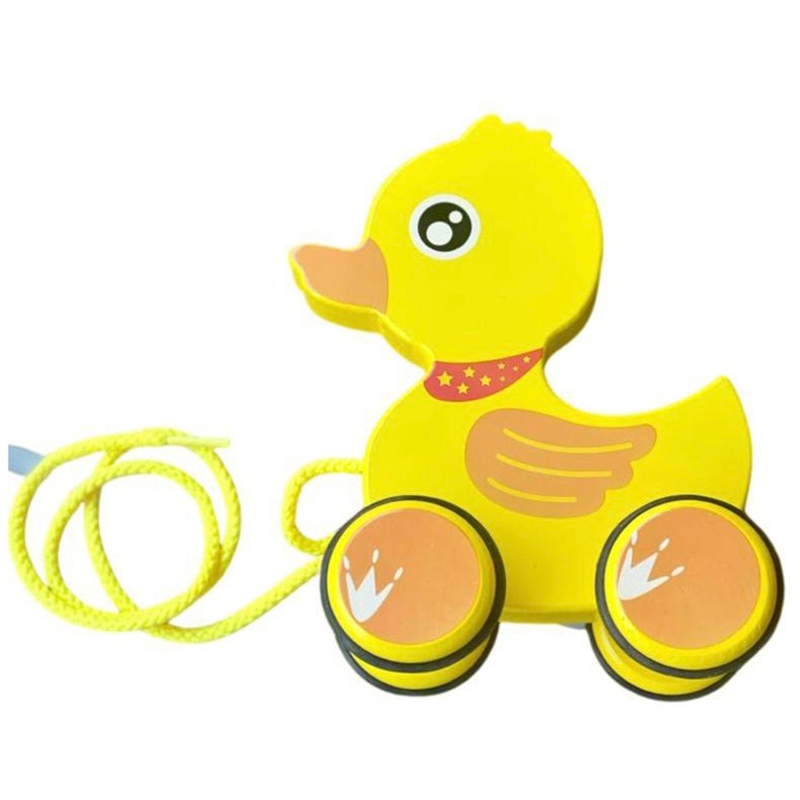 Large Wooden Cartoon Duck Children Drag Car Intelligence - Etsy