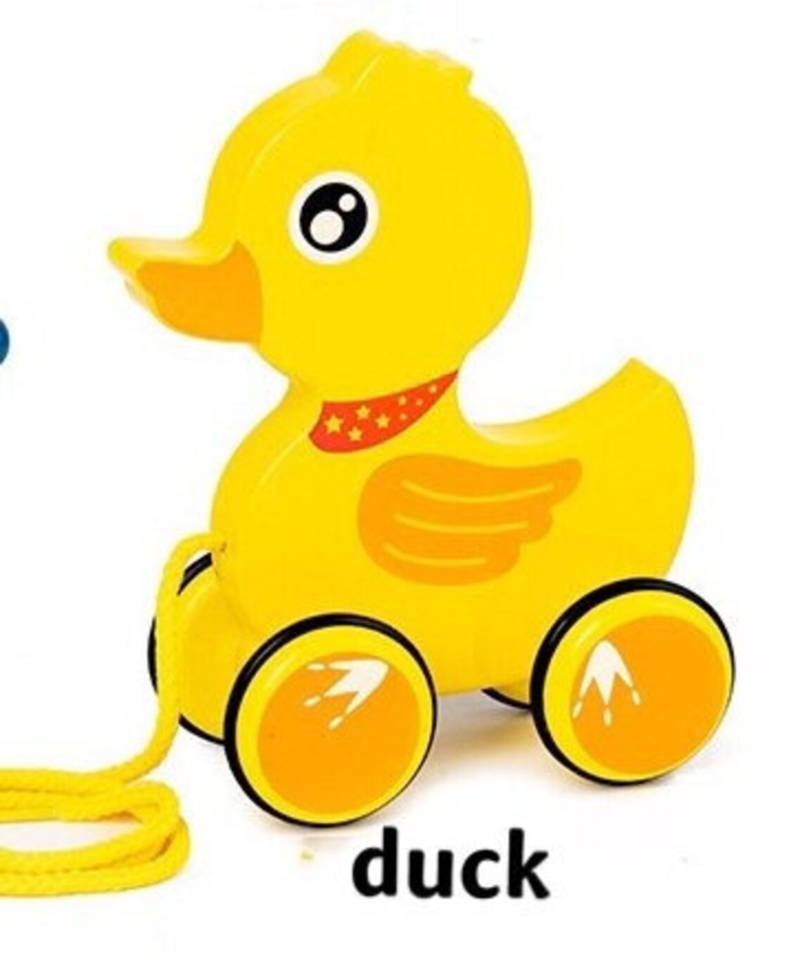 Large Wooden Cartoon Duck Children Drag Car Intelligence - Etsy