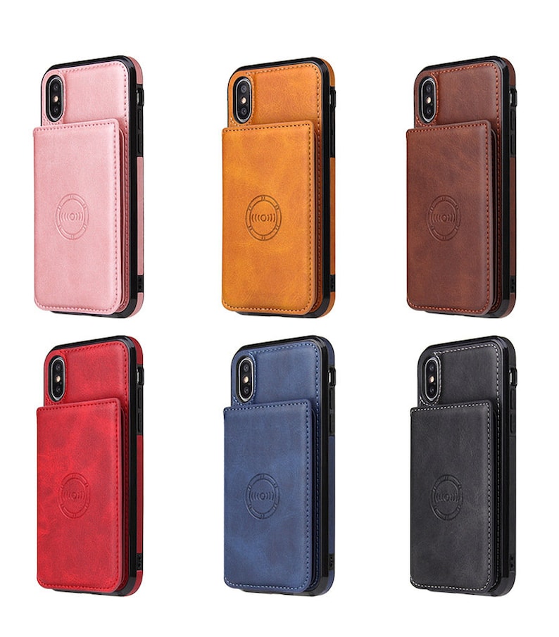 Iphone 12 Leather Case Plus Wallet Iphone 12 Pro Max Magnet - Etsy