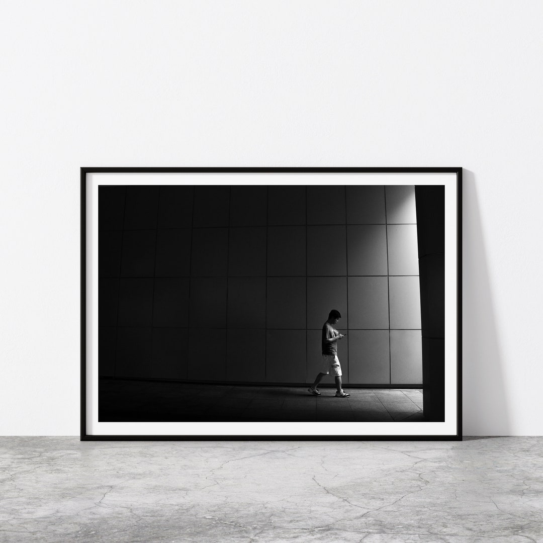 Minimalistic Scene in Hong Kong | Print - Etsy