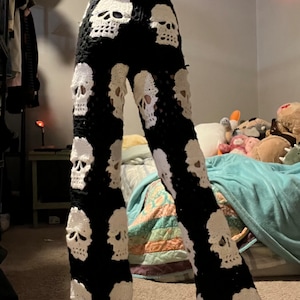Handmade Crochet Skull Pants – Custom Size & Color - Etsy