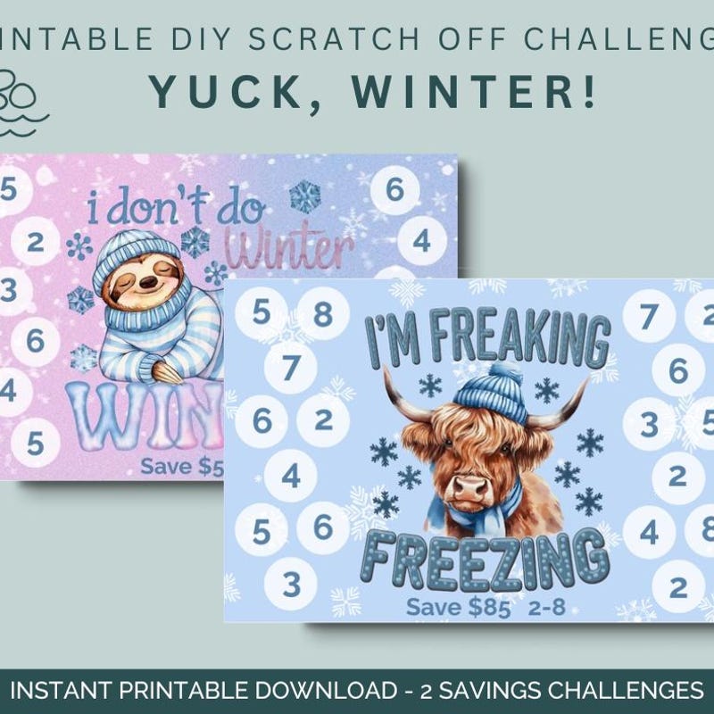 Winter Scratch Off - Etsy