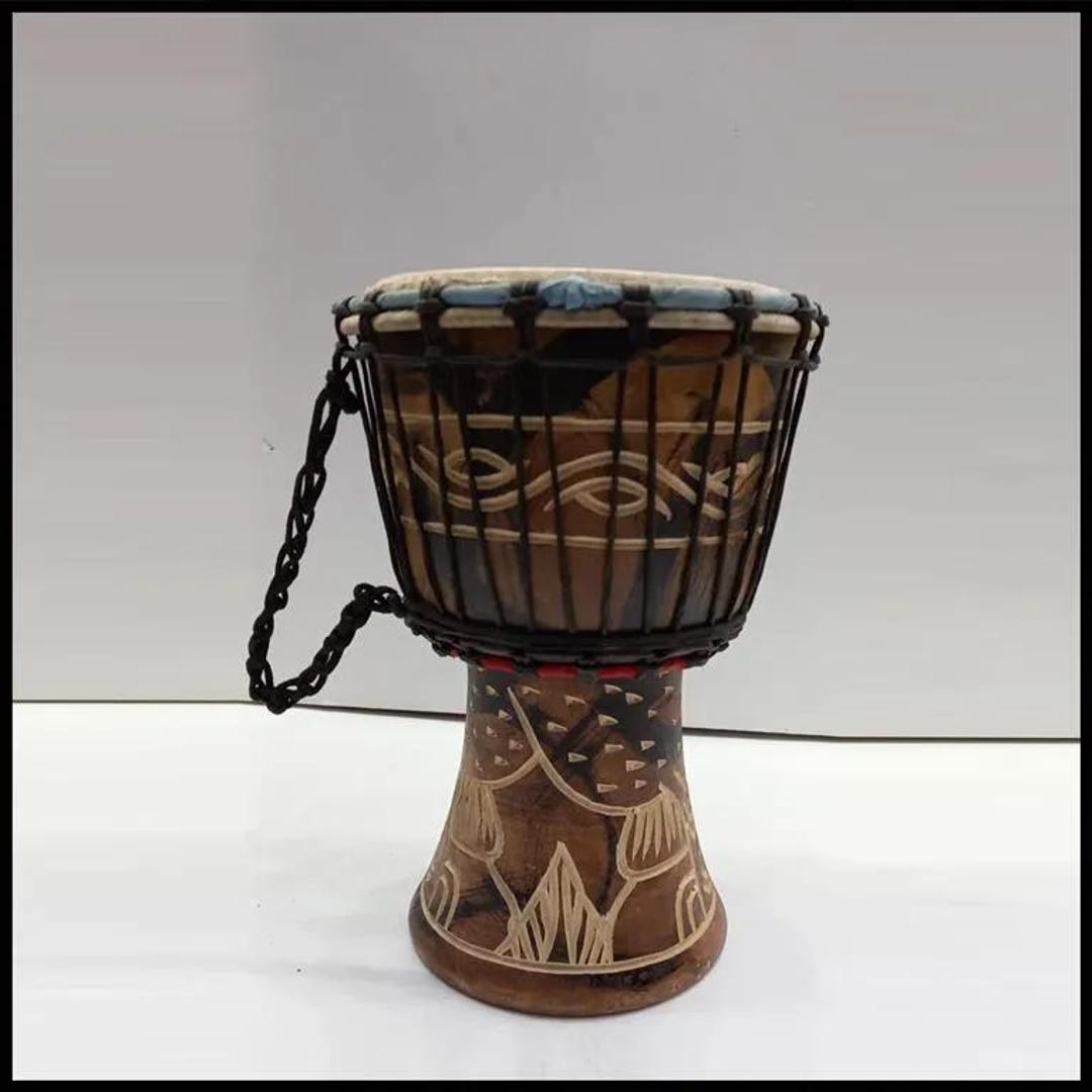 Drum djembe Size Height 26cm X Top Diameter 17cm - Etsy