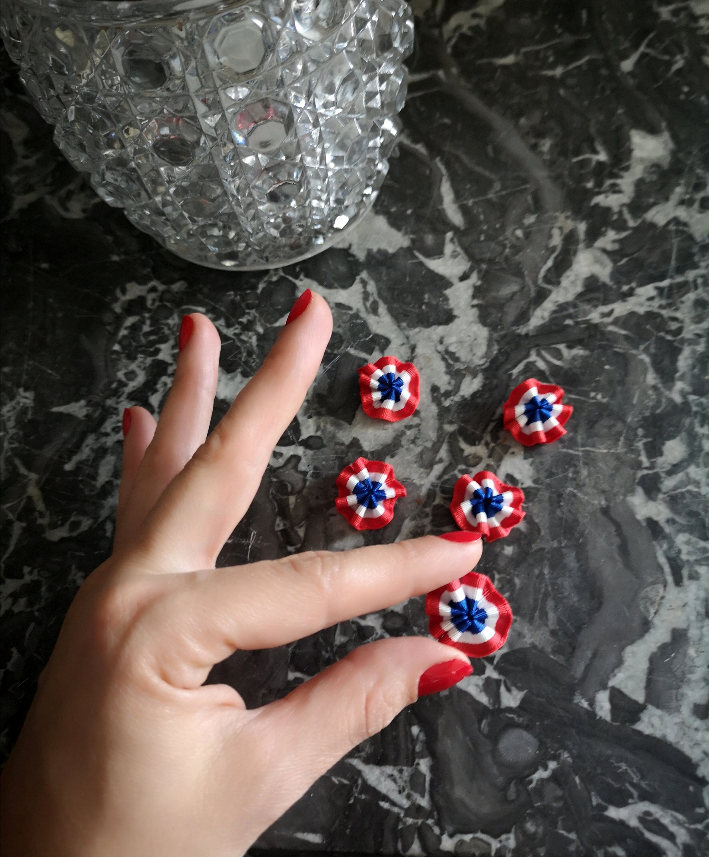 USA Tricolor Cockade American Roundel rosette / Kokarde / Coccarda ...