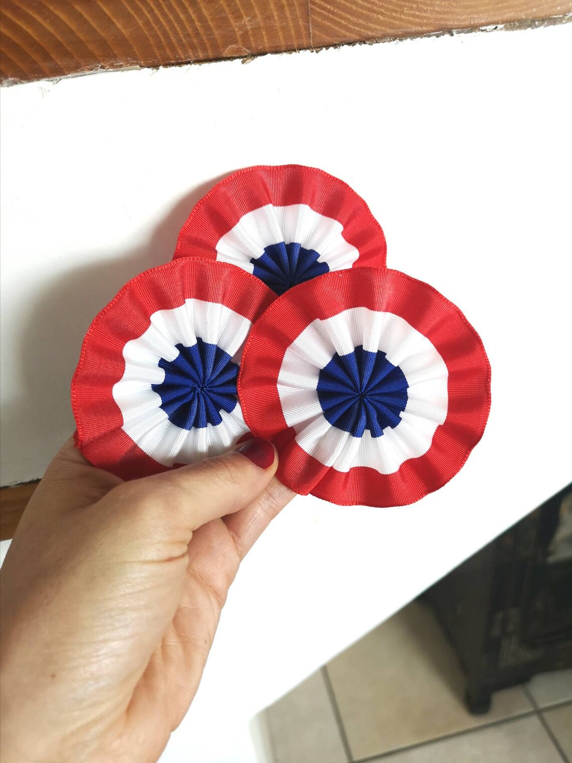 Tricolour cockade G French flag | Etsy