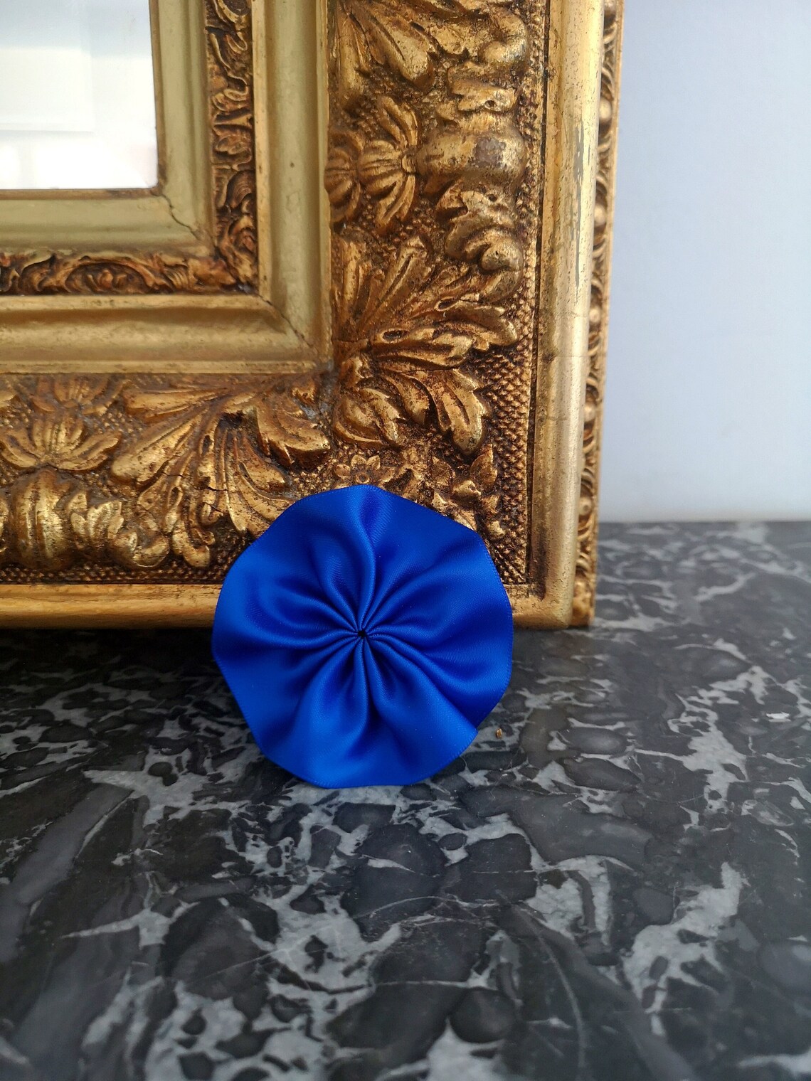 Royal Cockade Brooch. Royal Blue. Made in France blue - Etsy