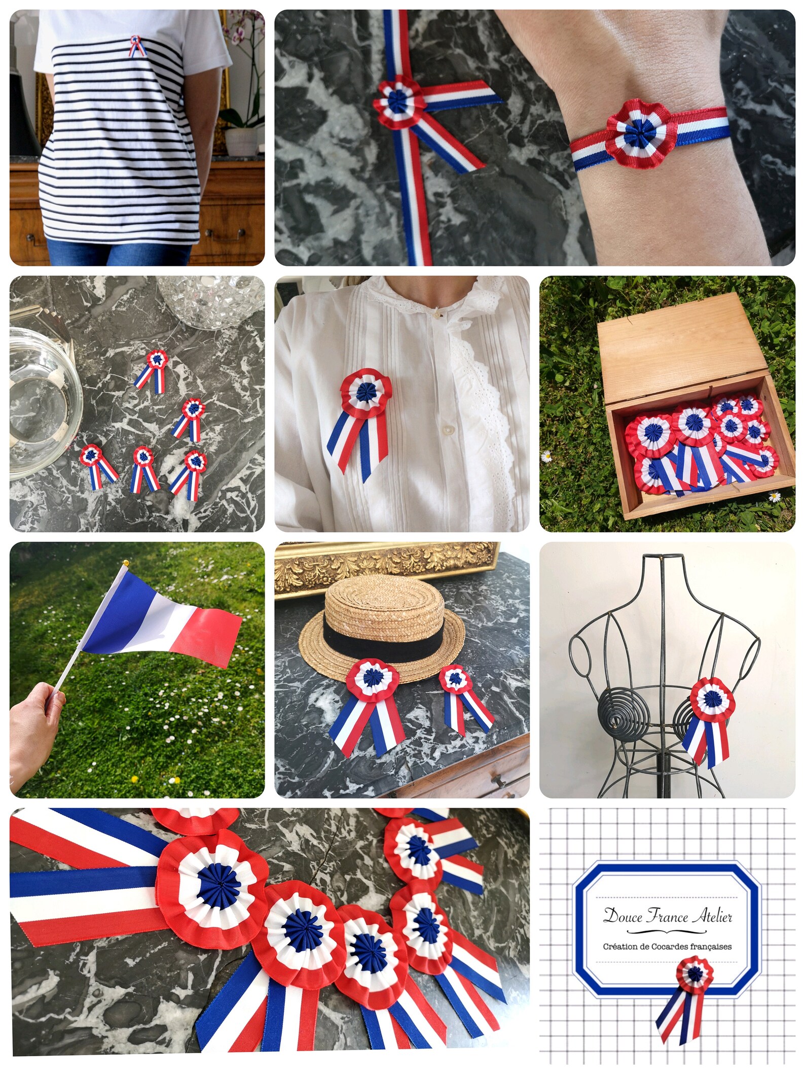 French Revolution Tricolor Cockade kokarde / Coccarda / - Etsy