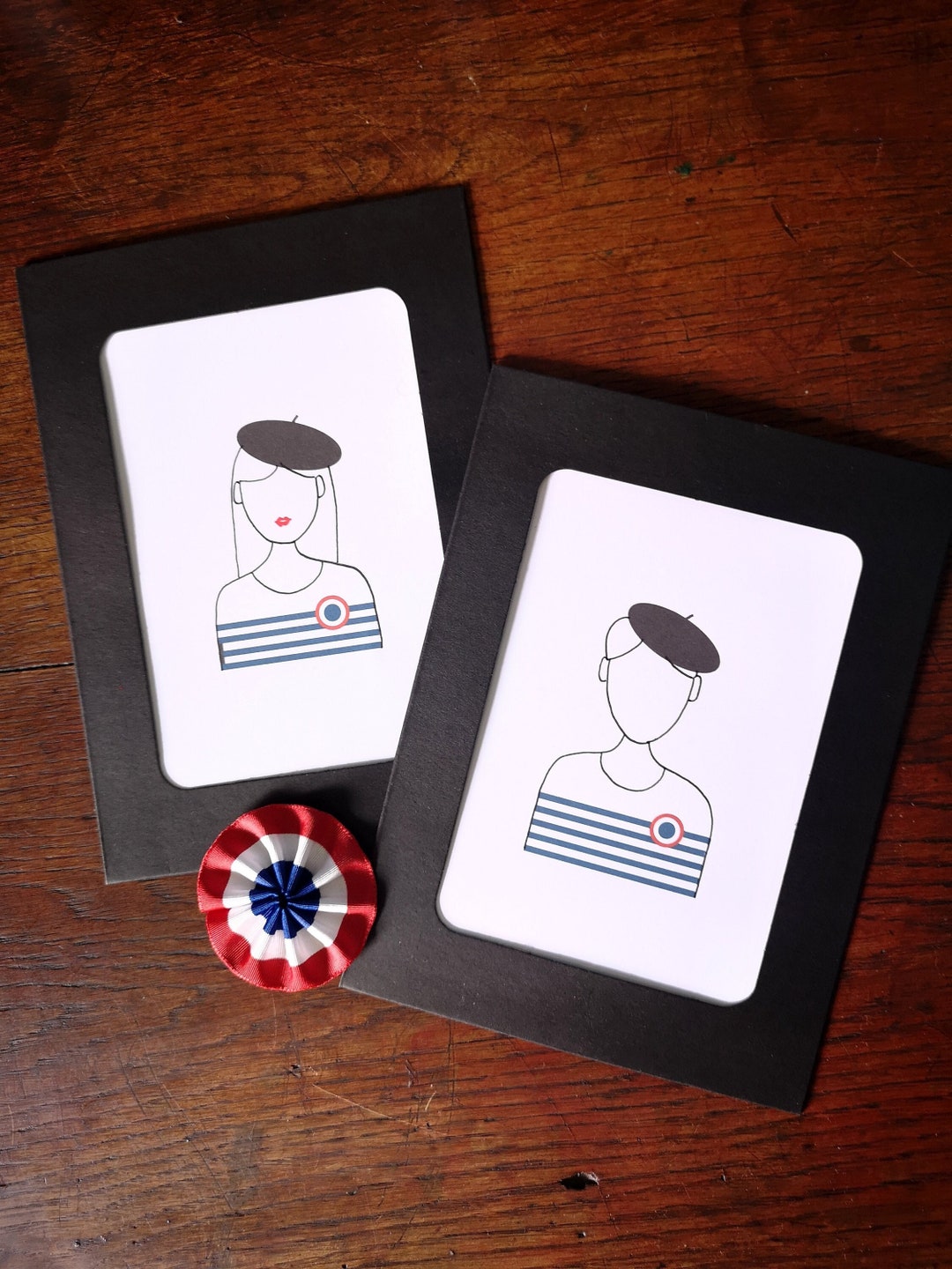 A Card to Choose + A Tricolor French Revolution Cockade / Cocarde ...