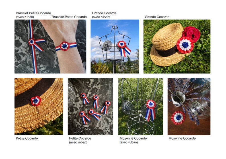 Tricolor French Revolution Cockade kokarde / Coccarda / Rosette ...