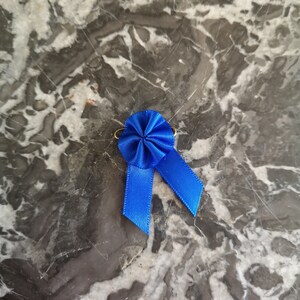 Royal Cockade Brooch, Royal Blue. Made in France (blue Royalist Rosette ...