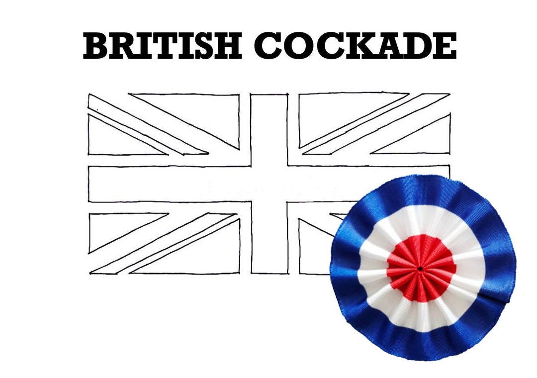 British Cockade / English Cockade - (cocarde / Kokarde / Rosetta ...