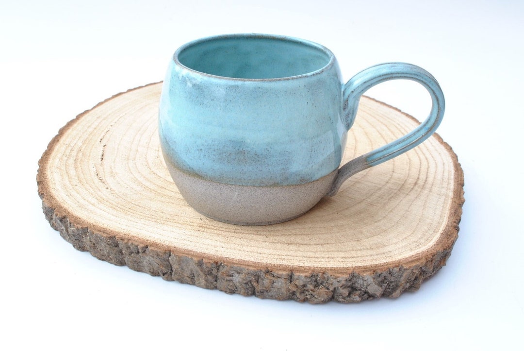 Sky Blue Mugs | Grey Stoneware | Hand Thrown Mugs | Hand Made Mugs ...